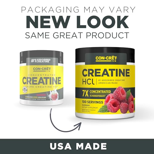 Snapklik.com : CON-CRET Creatine HCl PowderSupports Muscle, Cognitive ...