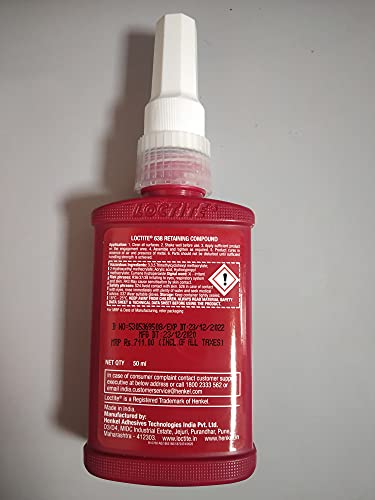 Loctite 638 Maximum Strength Retaining Compound 50ml – BigaMart