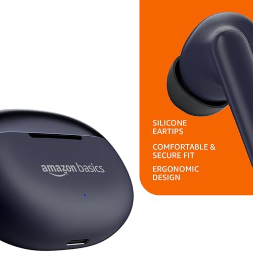 amazon basics True Wireless in-Ear Earbuds with Mic, Touch Control ...