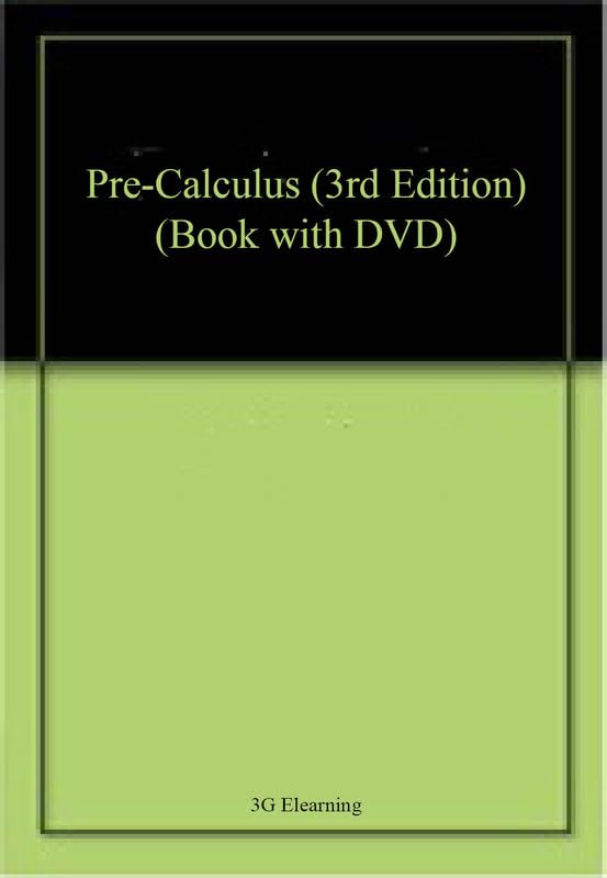 Pre-Calculus (3rd Edition) (Book with DVD) : Amazon.in: Books