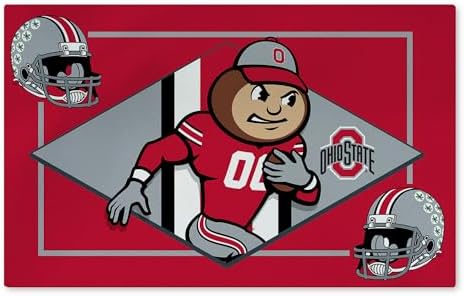 Amazon.com: Northwest NCAA Ohio State Buckeyes, Buckeye Run, Washable ...