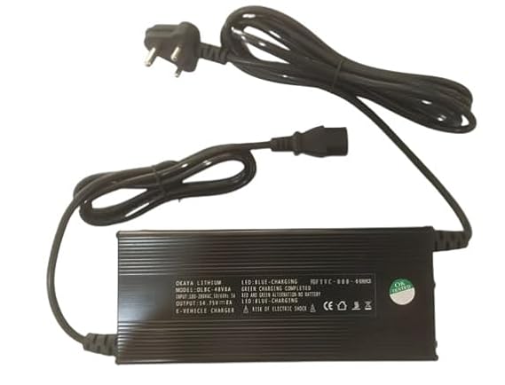 OKAYA Electric Vehicle Charger for 2 Wheelers Okaya OLBC 4808 (48V,8A ...