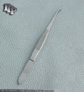 Amazon.com: IRIS Eye Dressing Forceps Curved Surgi DDP Instruments ...