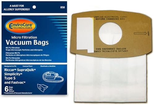Amazon.com - EnviroCare 858 Replacement Vacuum Bags Designed To Fit ...