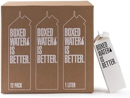 Amazon.com: Boxed Water 8.5 oz. (24 Pack) – Purified Drinking Water in ...