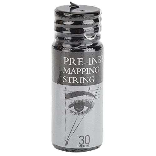 Mapping String, Pre-Inked Mapping String for Eyebrow Measuring, Microblading Eyebrow Marker ...