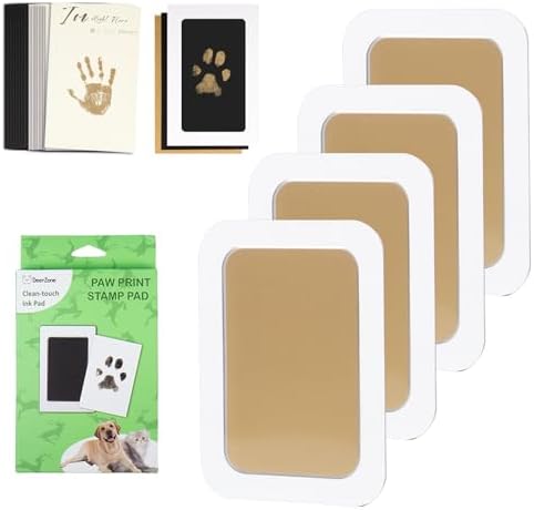 Amazon.com : DeerZone Inkless Paw Print Kit,Dog Paw Print Kit,Dog Nose ...
