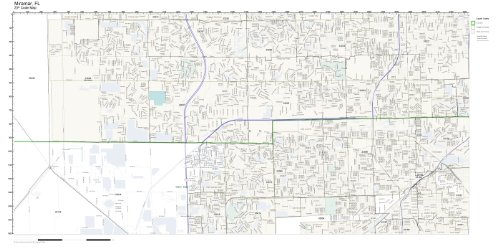Amazon.com : ZIP Code Wall Map of Miramar, FL ZIP Code Map Not ...
