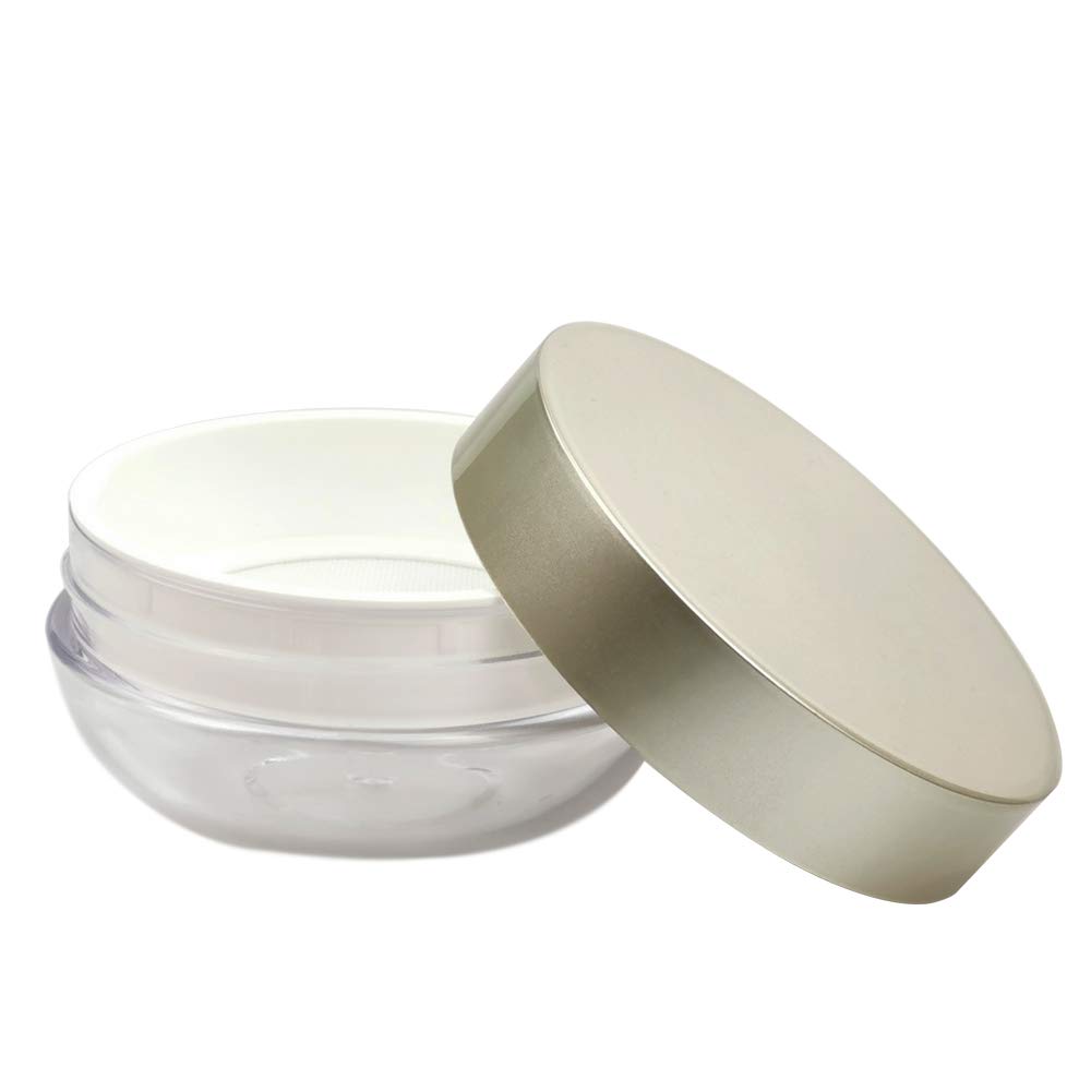 Amazon.com : Face Powder Containers 60mL for Loose Foundation Powder or ...