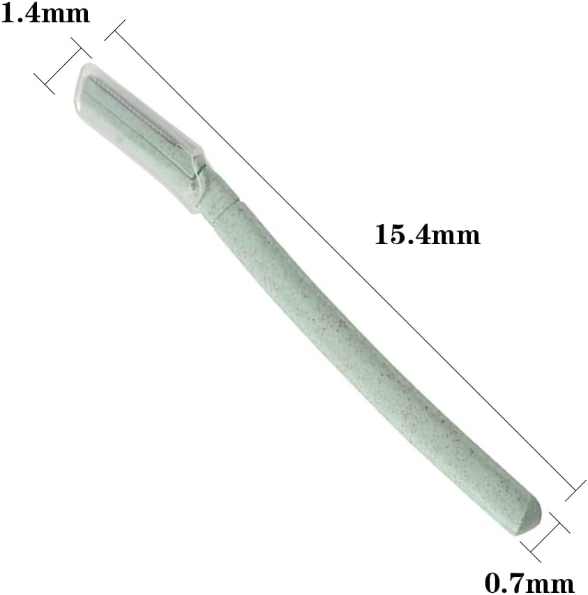 8 Pcs Biodegradable Eyebrow Razor Face Razors Women and Men Hair ...