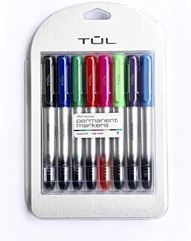 Amazon.com : TUL® - Markers - Permanent Markers Fine Point, Silver ...