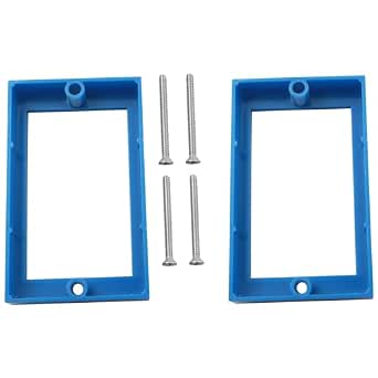 LQ Industrial 2PCS 9.3x5.7x1.3cm Blue Socket Box Extender with Screws ...