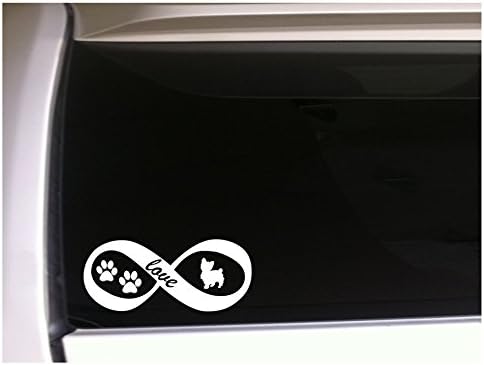 Amazon.com: Yorkie Love Infinity 7" Vinyl Sticker DecalL95 Animals Pets ...