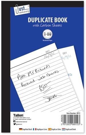 3 x NCR Duplicate Purchase Order Book 137 x 203mm : Amazon.co.uk ...