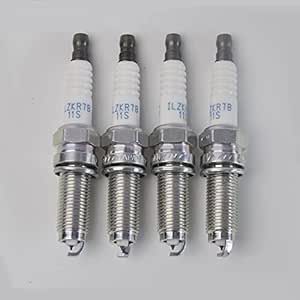 Amazon.com: 4pcs/lot 12290-R48-H01 ILZKR7B-11S Iridium Spark Plug ...