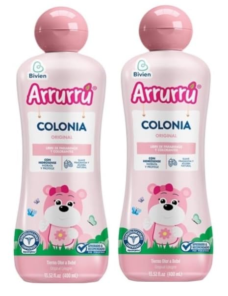 Amazon.com : Generic Arrurru 2 pack Original Cologne for Girls 400ml. Set de 2 arrurru de 400ml ...