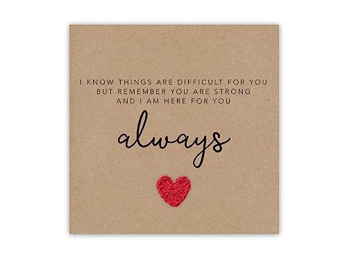 Amazon.com: Here For You Always Card, Sympathy Card, Feel Better Soon ...