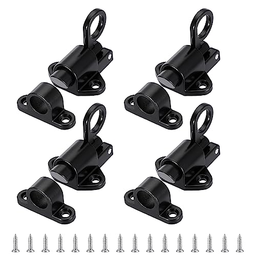 BTSKY 4PCS Aluminum Alloy Self-Closing Latches – Safety Automatic ...