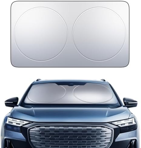 Lamicall Car Windshield Sun Shade – 64"x34", 4-Layer Reflective 240T ...