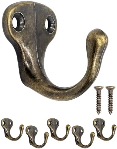 6pcs Antique Hook, Coat Hook, Towel Hooks, Clothes Hooks, Iron Hooks ...