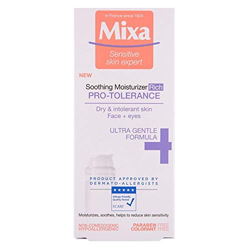 Amazon.com: Mixa sensitive skin expert – Soothing moisturizer Rich Pro ...