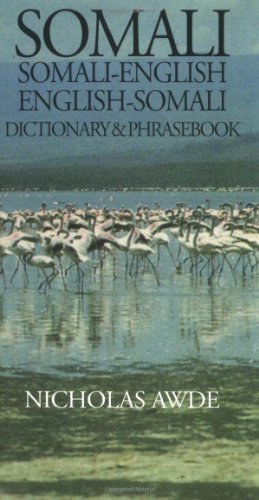 Somali-English, English-Somali Dictionary and Phrasebook (Hippocrene ...