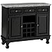 Amazon.com - Home Styles Premier Buffet of Buffets Gray Granite Top ...