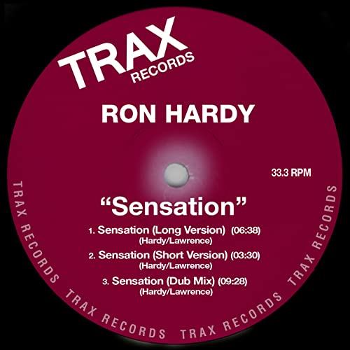 Sensation by Ron Hardy on Amazon Prime Music