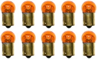 CEC Industries #97A (Amber) Bulbs, 13.5 V, 9.3 W, BA15s Base, G5-3/4 ...