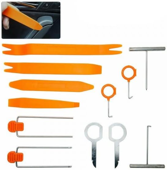 AutoTrends® 12Pcs Car Audio Door Clip Panel Trim Dashboard Kit Radio CD ...