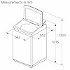 Bosch 8.0 kg 5 Star Fully-Automatic Top Loading Washing Machine