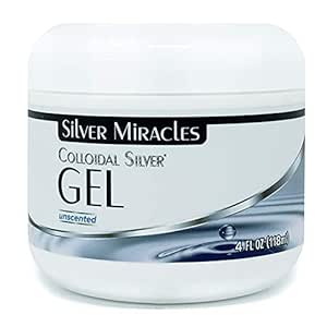 Amazon.com : Silver Miracles Colloidal Silver Gel - Nano Silver Gel ...