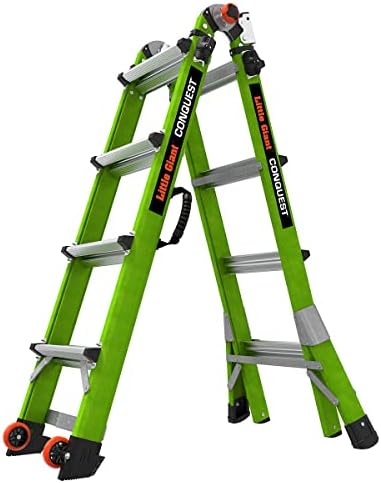 Little Giant 14013-001 Model 17 250 Lbs Capacity Alta-One Ladder, 15 ...