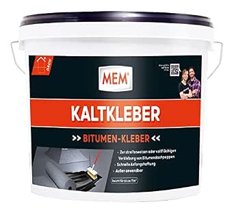MEM Cold Adhesive, for Bonding and Repair of Bitumen Roofing Felt, with ...