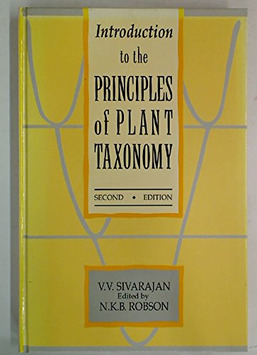 Amazon.com: Introduction to the Principles of Plant Taxonomy ...