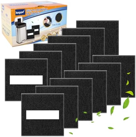 Amazon.com : KEEPOW 12 Pack Trash Can Deodorizer Stick On Compost Bin ...