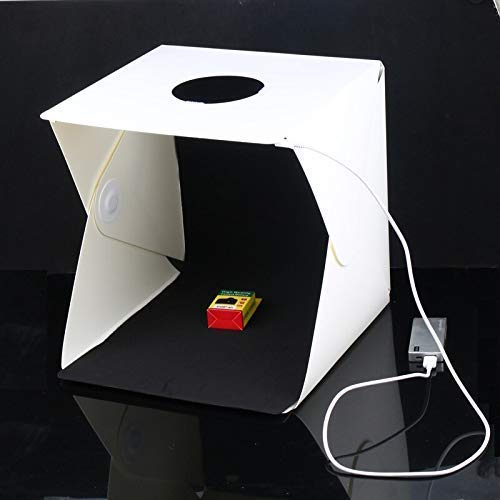 CAMROLITE Photo Bag 30cm Medium Size Portable Folding with 1 led Strips ...