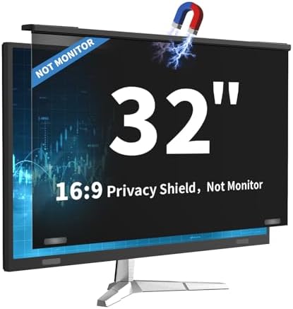 Amazon.com: DEJIMAX 32 Inch Computer Privacy Screen Filter for 16:9 ...