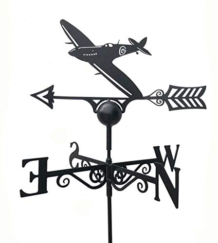 GAP GARDEN PRODUCTS - Spitfire Design Weathervane. Solid Metal ...