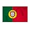 Amazon.com: AGAS 12" x 18" Mini Portugal Flag Heavyweight Nylon Brass ...