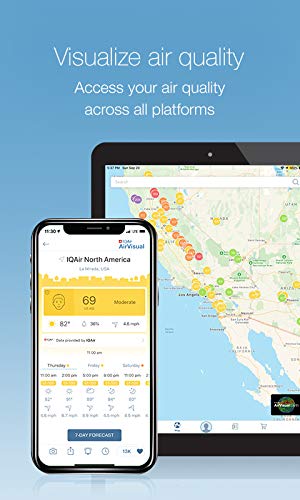 AirVisual |Air Quality & Pollution Forecast PM2.5 AQI - App on Amazon ...