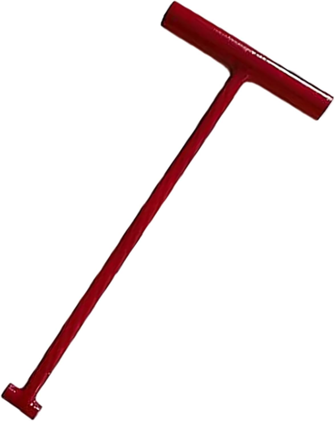 Sewer Drain Cover Pry Bar,Red Manhole Hook Key Lifter for Sewer Cover ...