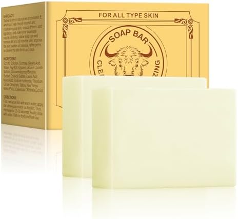 Amazon.com: BYOTOUTY Beef Tallow Soap Bar 2 Pack, Organic Face Wash ...