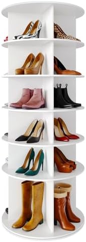 Amazon.com: Weinstein storage Original Rotating Shoe Rack Tower ...
