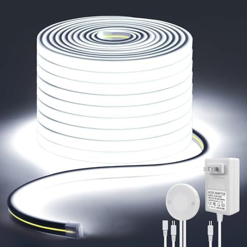 Amazon.com: CHNMALITAI 16.4FT Neon COB LED Strip Lights 24V 1600 LEDs ...