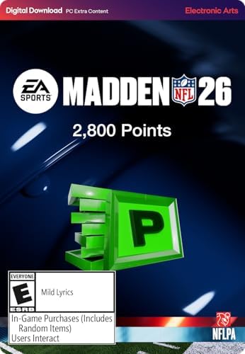 Amazon.com: MADDEN NFL 26 - 2800 MUT POINTS - PC EA App [Online Game ...