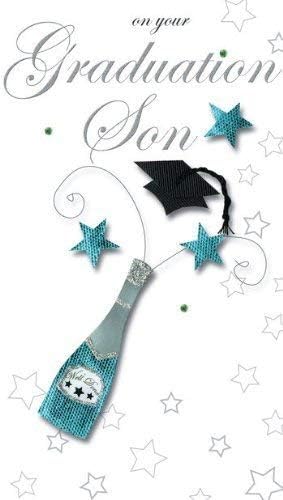 " On Your Graduation Son " Handmade Graduation Card - JGS317 : Amazon ...