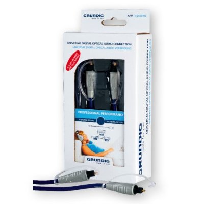 GRUNDIG 3 Metre Digital Optical Audio Cable : Amazon.co.uk: Electronics ...