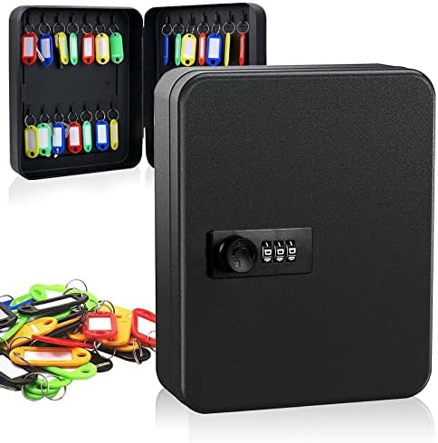 28 Key Safe Wall Mounted Key Box Outdoor Key Cabinet, Digital Security ...