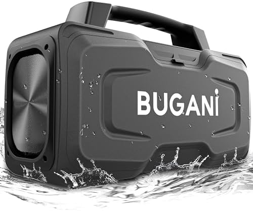 Amazon.com: BUGANI Bluetooth Speaker, Shock Portable Bluetooth Speaker ...